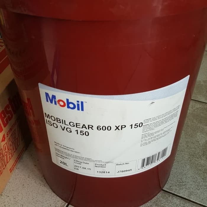Jual Original Oli Gear box industri MOBIL gear 600 xp 150 pail 20liter ...