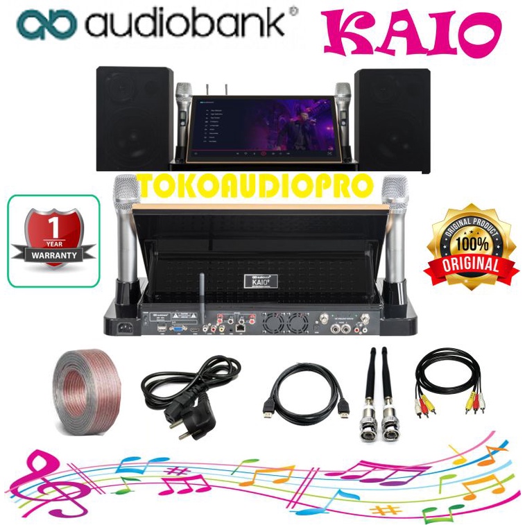 Jual Audiobank KAIO Paket Karaoke Audiobank All In One | Shopee Indonesia