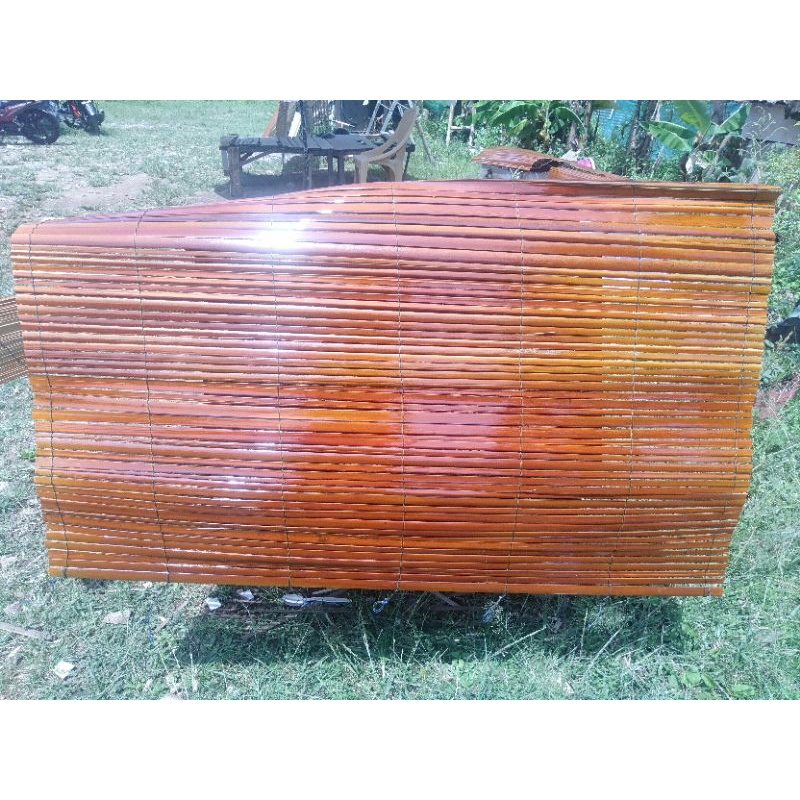 Jual kerai#tirai bambu sawit pliture+vernis ukuran 2x2m full custom | Shopee Indonesia