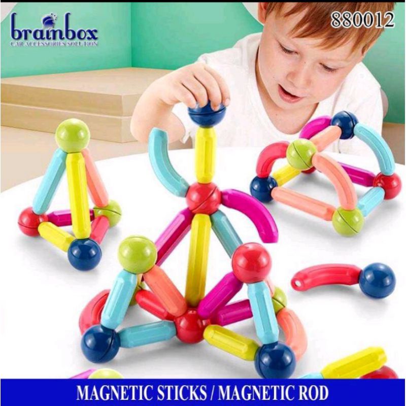 Jual Batang Magnetik Blok Bangunan Mainan Pendidikan Anak-anak Magnetik ...