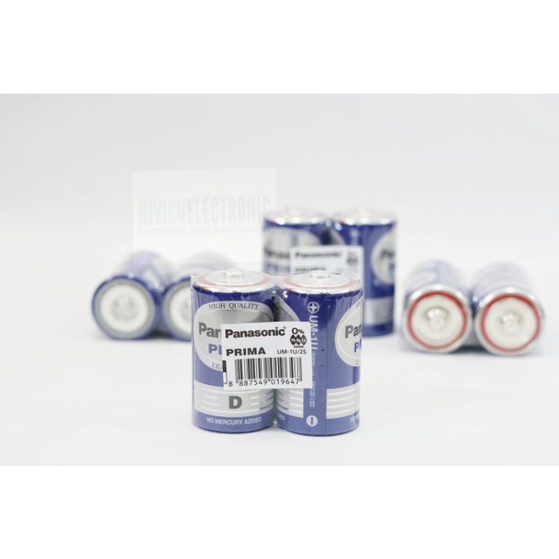 Jual Baterai PANASONIC PRIMA bulat tipe D | Shopee Indonesia