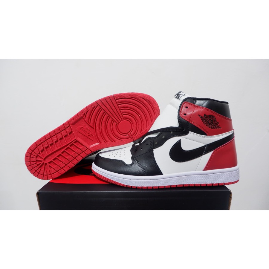 Jual SEPATU BASKET AIRJORDAN 1 HIGH RETRO BLACK TOE | Shopee Indonesia