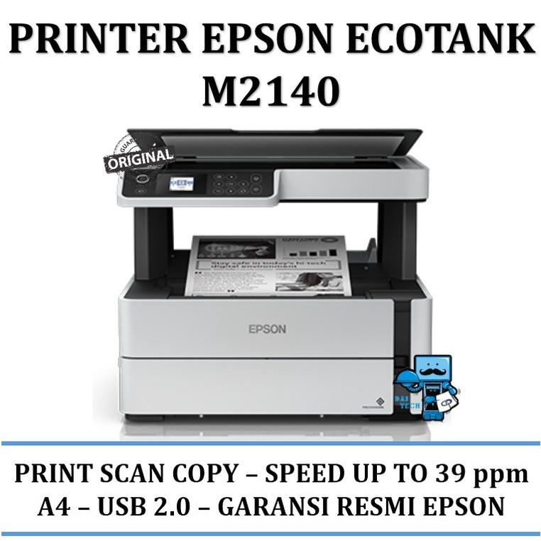 Jual Printer Epson EcoTank Monochrome M2140 All-in-One | Shopee Indonesia