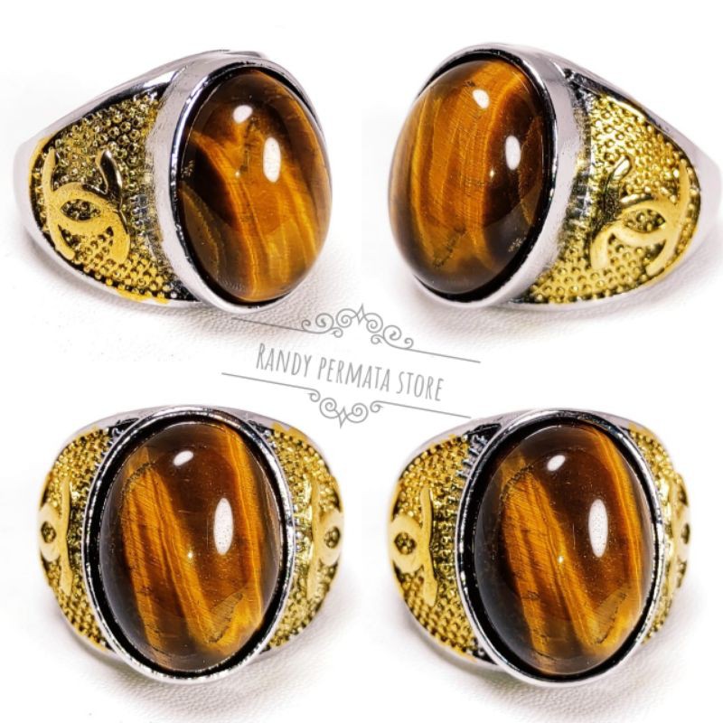 Jual Batu Akik Spah Bulu Macan Tiger Eye Garansi Natural High Quality ...