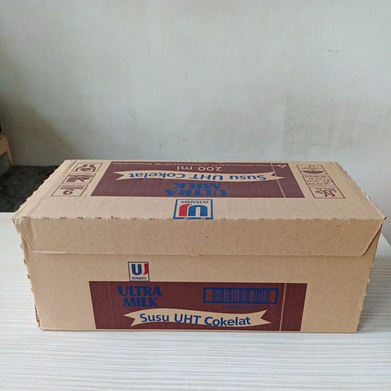 Jual SUSU ULTRA MILK COKELAT 200 ML 200ML DUS KARTON (1 DUS ISI 24 PCS ...