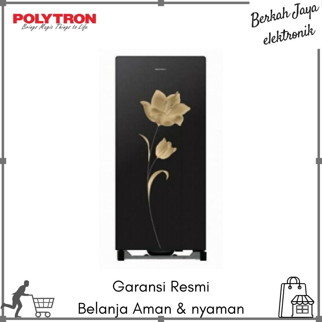 Jual KULKAS POLYTRON PRA 15 MNX KULKAS SATU PINTU BUNGA | Shopee Indonesia