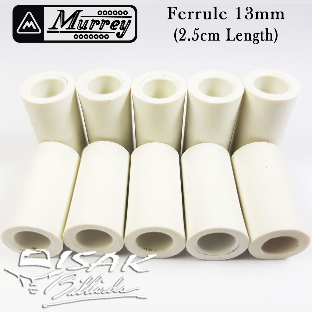 Jual Ferrule 13 mm Panjang 2.5 cm - 10 buah - Putih - Billiard Pool ...
