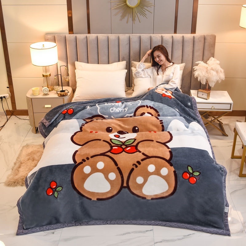 Jual Selimut Bulu Halus Ukuran 140x190 Motif Karakter Keren Terlaris ...