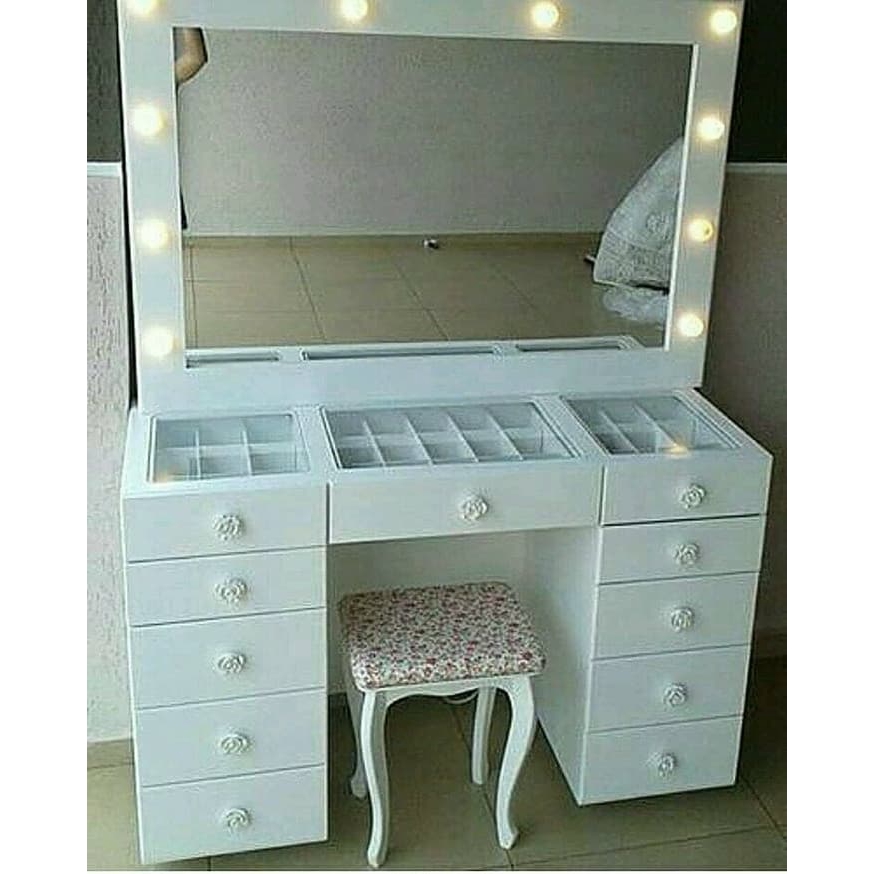 Jual meja rias almari mejamakeup mejalaci Cantik Dressing | Shopee ...