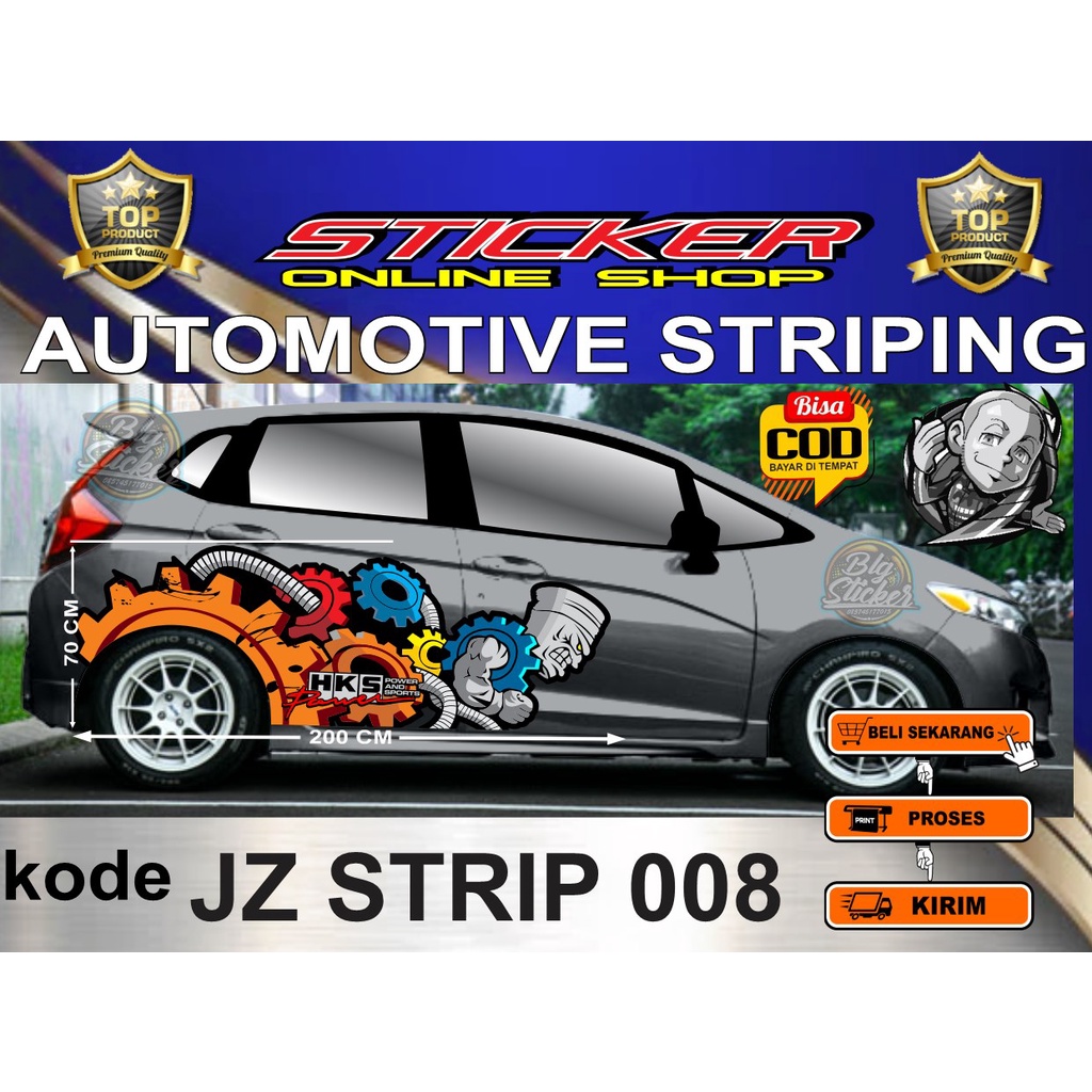 Jual Striping Mobil Sport Terbaru Jazz | Shopee Indonesia