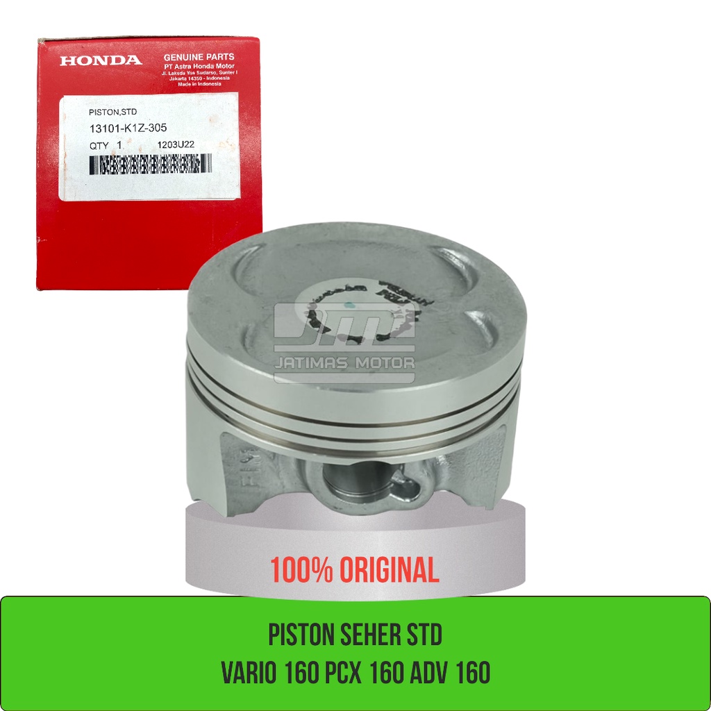 Jual Piston seher STD vario 160 pcx 160 adv 160 13101-K1Z-305 13011-K1Z ...