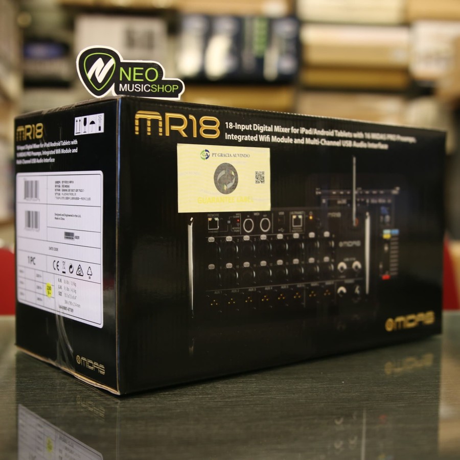 Jual Midas MR18 18-channel Tablet-controlled Digital Mixer | Shopee ...