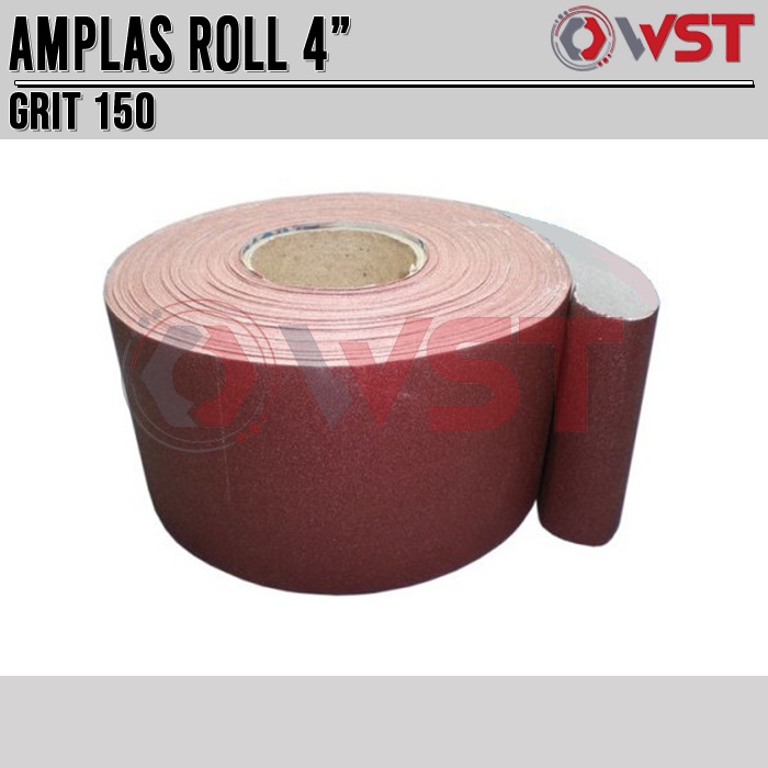 Jual Amplas Roll Kain Grit 150 100mmx50m / Amplas Roll 4" PREMIUM ...