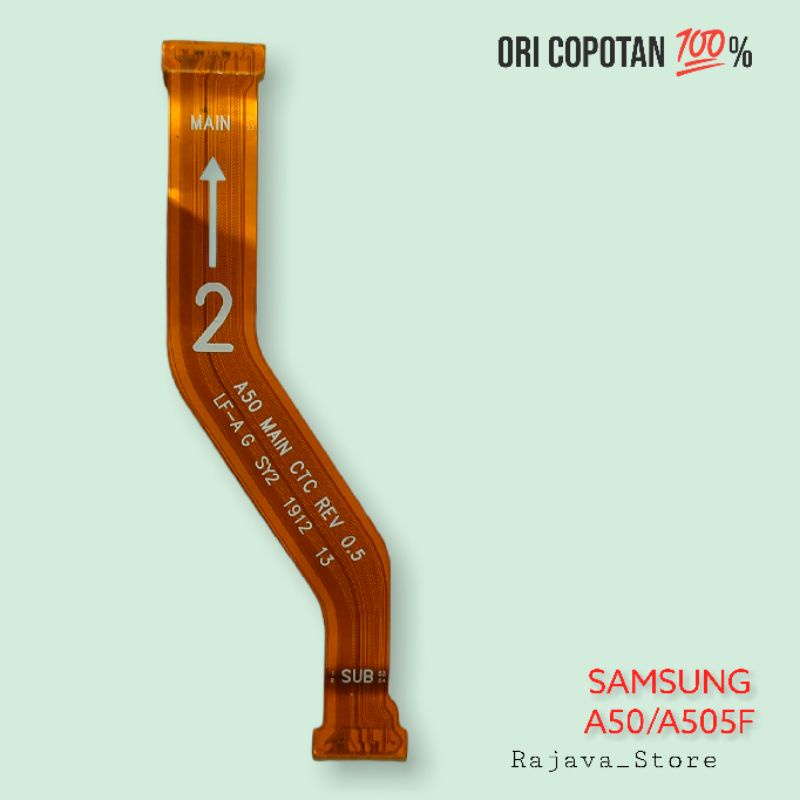 Jual Fleksibel fleksible penghubung mesin UI board Samsung a50 a505f ori original cabutan ...