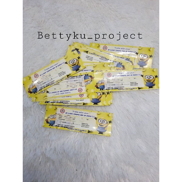 Jual ETIKET STICKER - LABEL STICKER - ETIKET SIRUP - LABEL SIRUP ...