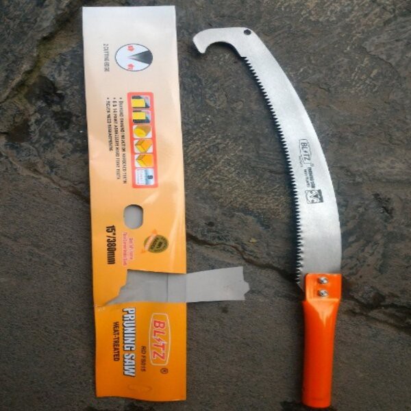 Jual Gergaji Dahan Blitz 15" Lengkung Pohon Ranting Kopi Bonsai Pruning Saw | Shopee Indonesia