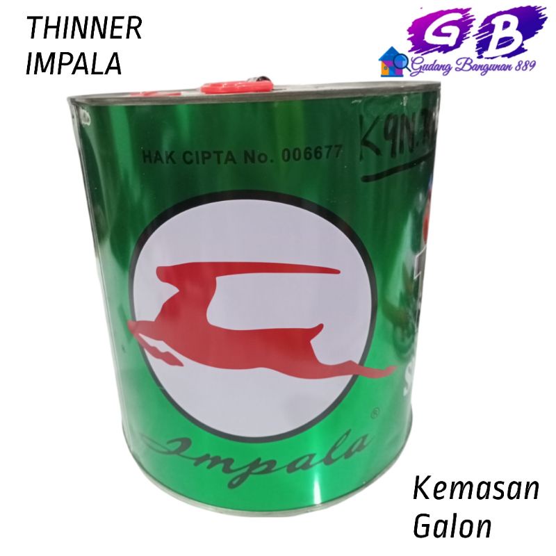 Jual THINNER IMPALA 5 L / TINNER THINNER IMPALA GALON | Shopee Indonesia