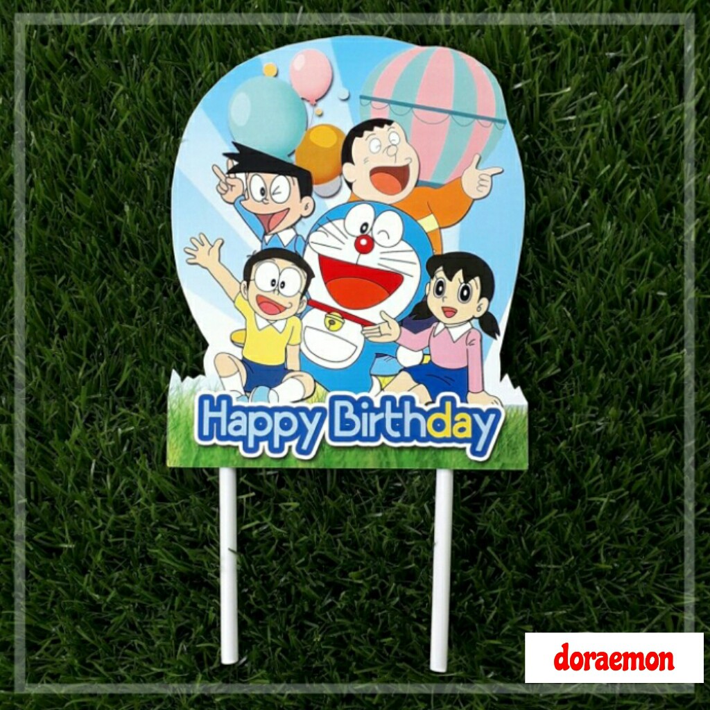 Jual topper toper cake hiasan kue ulang tahun sedotan ganda karakter ...