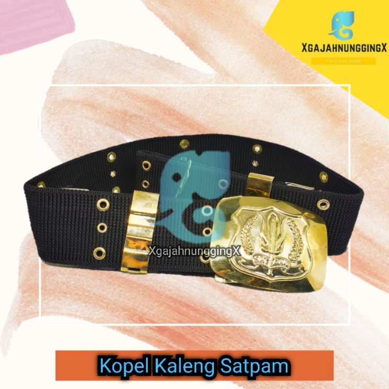 Jual Ikat Pinggang Sabuk Kopel Rim PDH Security Satpam Kaleng (bukan ...