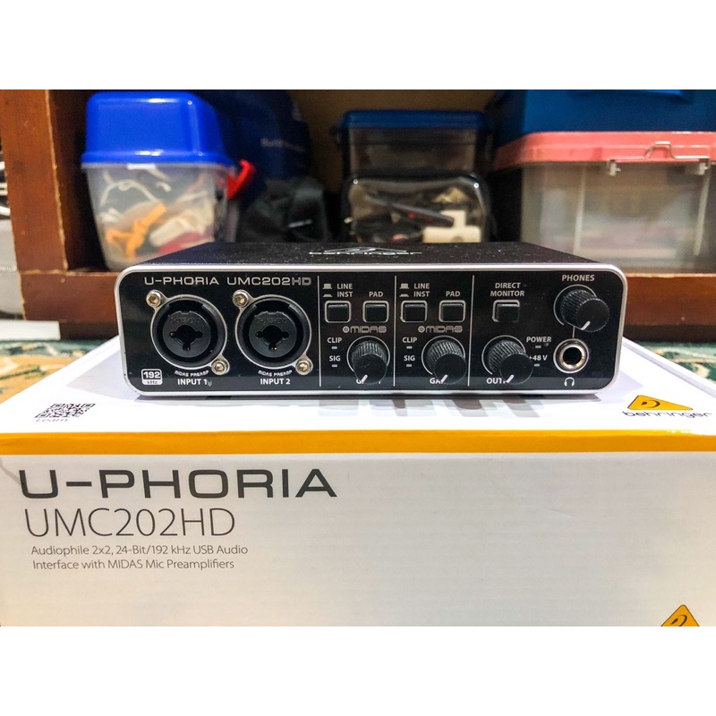 Jual BEHRINGER UMC 202HD SOUNDCARD/AUDIO INTERFACE (SECOND/BEKAS ...