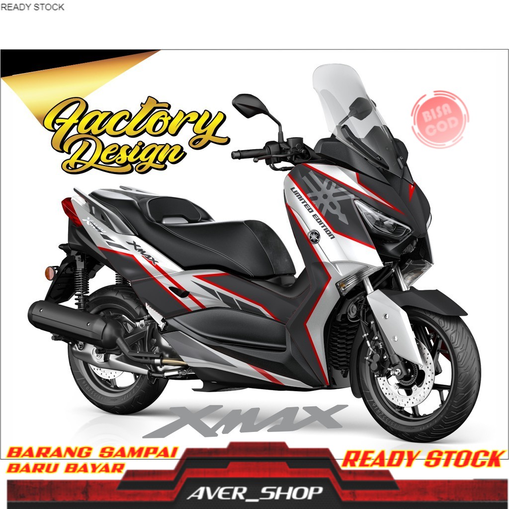 Jual Decal motor xmax full body laminasi glossy doff Striping xmax ...