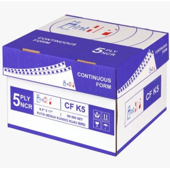 Jual CONTINUOUS FORM 5 PLY 9.5 X 11/2 ( ISI 1000 SHEETS, UKURAN DIBAGI ...
