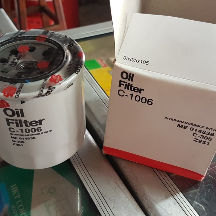 Jual FILTER OLI MITSUBISHI PS120 FE119 SAKURA C1006 ME014838 built up ...