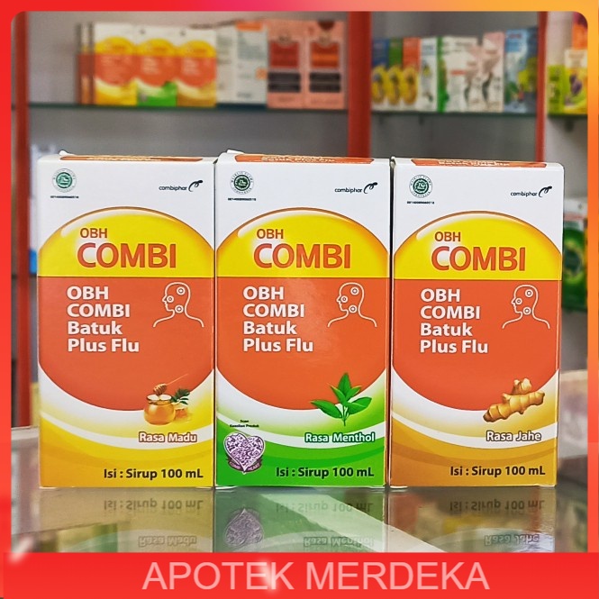 Jual obh combi batuk plus flu 100ml / obat baduk berdahak dan pilek ...