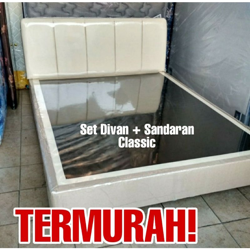 Jual TERMURAH SET Divan dengan Sandaran / Dipan Tempat Tidur 200x200 ...