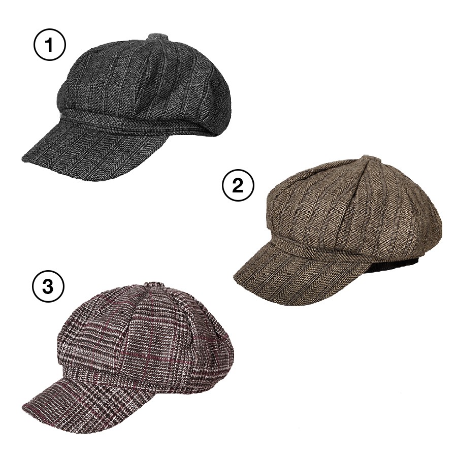 Jual Newsboy cap Wool Premium Apolo Hat Topi Pet Pria Dewasa Mario Bros ...