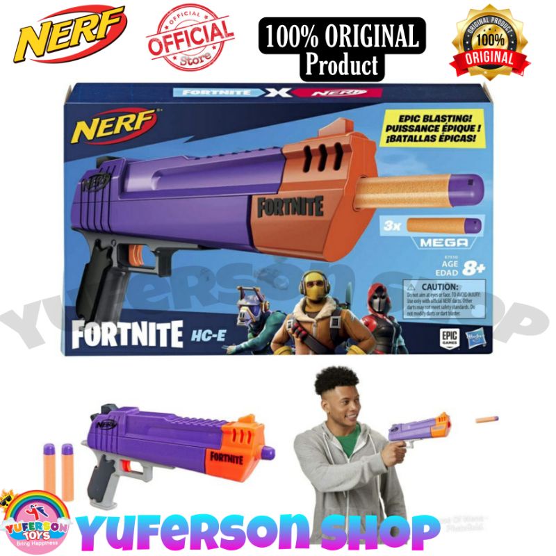 Jual NERF Fortnite HCE Mega Blaster Original | Shopee Indonesia