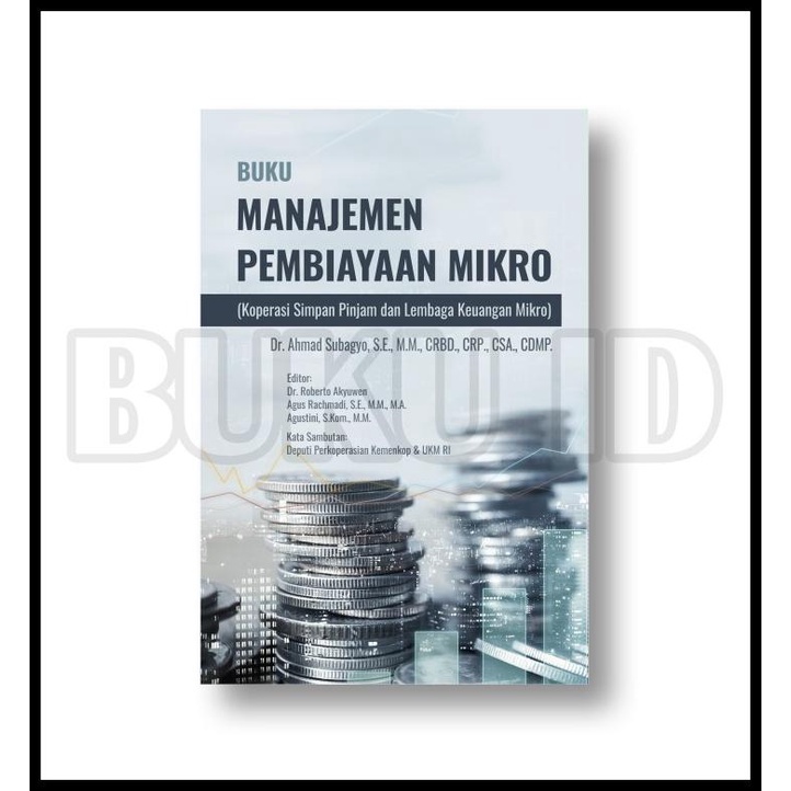 Jual Buku Manajemen Pembiayaan Mikro, Koperasi Simpan Pinjam Dan ...