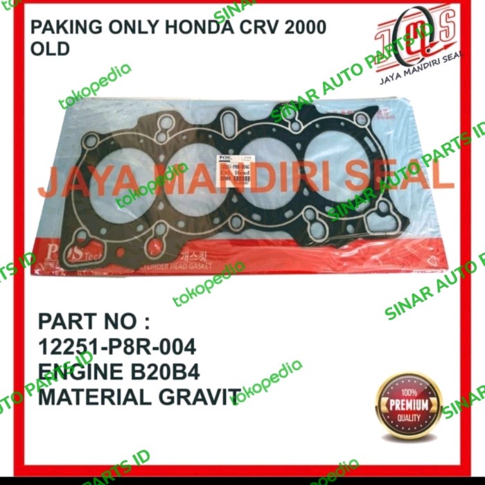 Jual SAP PAKING CYLINDER HEAD PAKING ONLY PAK KOP HONDA CRV OLD LAMA ...