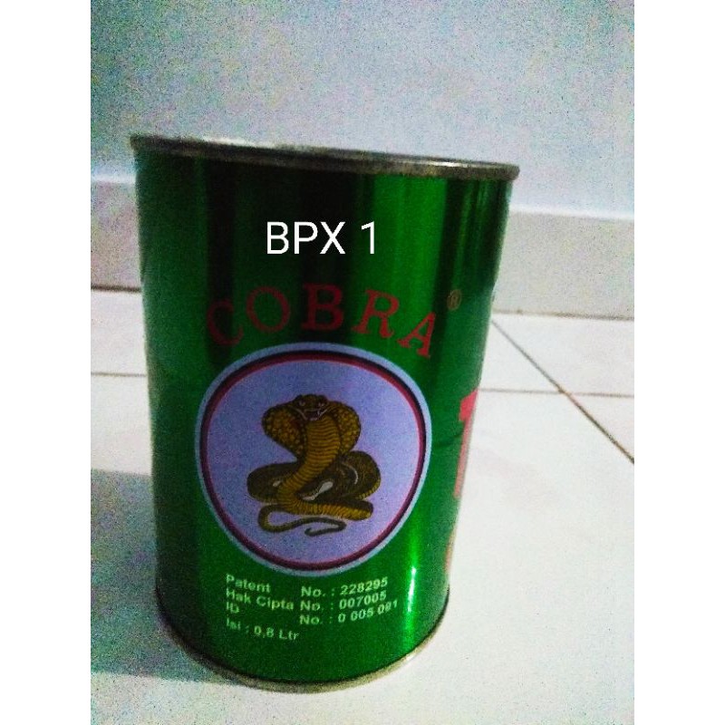 Jual Tiner Cobra PU - Hitam - Merah - Hijau Kaleng 1 Liter | Shopee ...