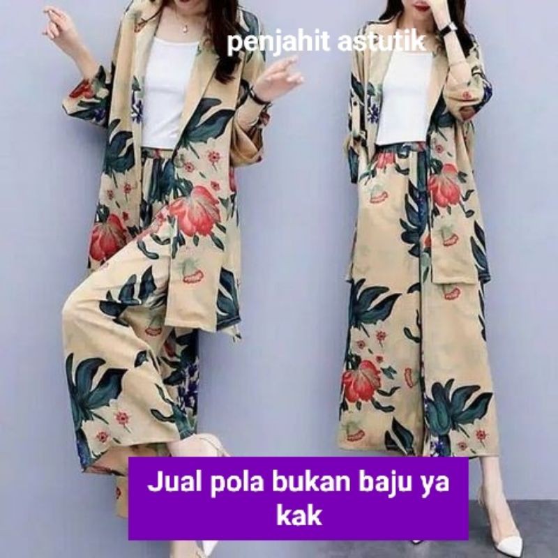 Jual POLA INSTAN CELANA KULOT /POLA BLAZER /POLA JIPLAK/POLA SATU SET | Shopee Indonesia