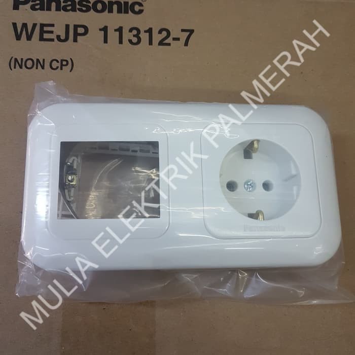 Jual STOPKONTAK STOP KONTAK CP / NON CP + FRAME 2 GANG WEJP 11212-7 ...