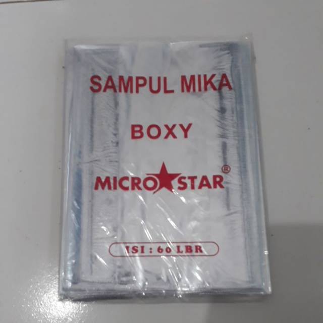 Jual 10 Lembar Sampul Buku / Sampul Mika Boxy Micro Star | Shopee Indonesia