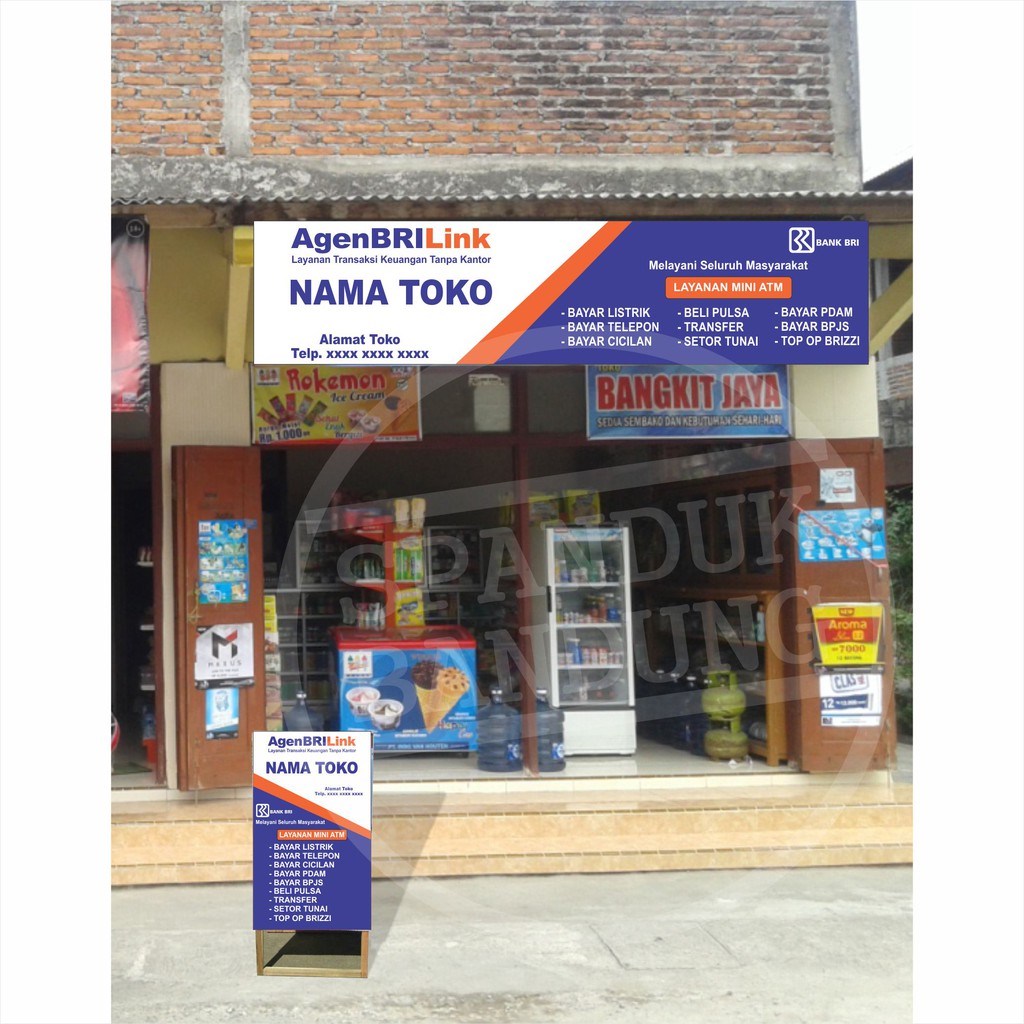 Jual PRINT SPANDUK BRI LINK / SPANDUK BRI LINK / PAKET SPANDUK BRI LINK ...