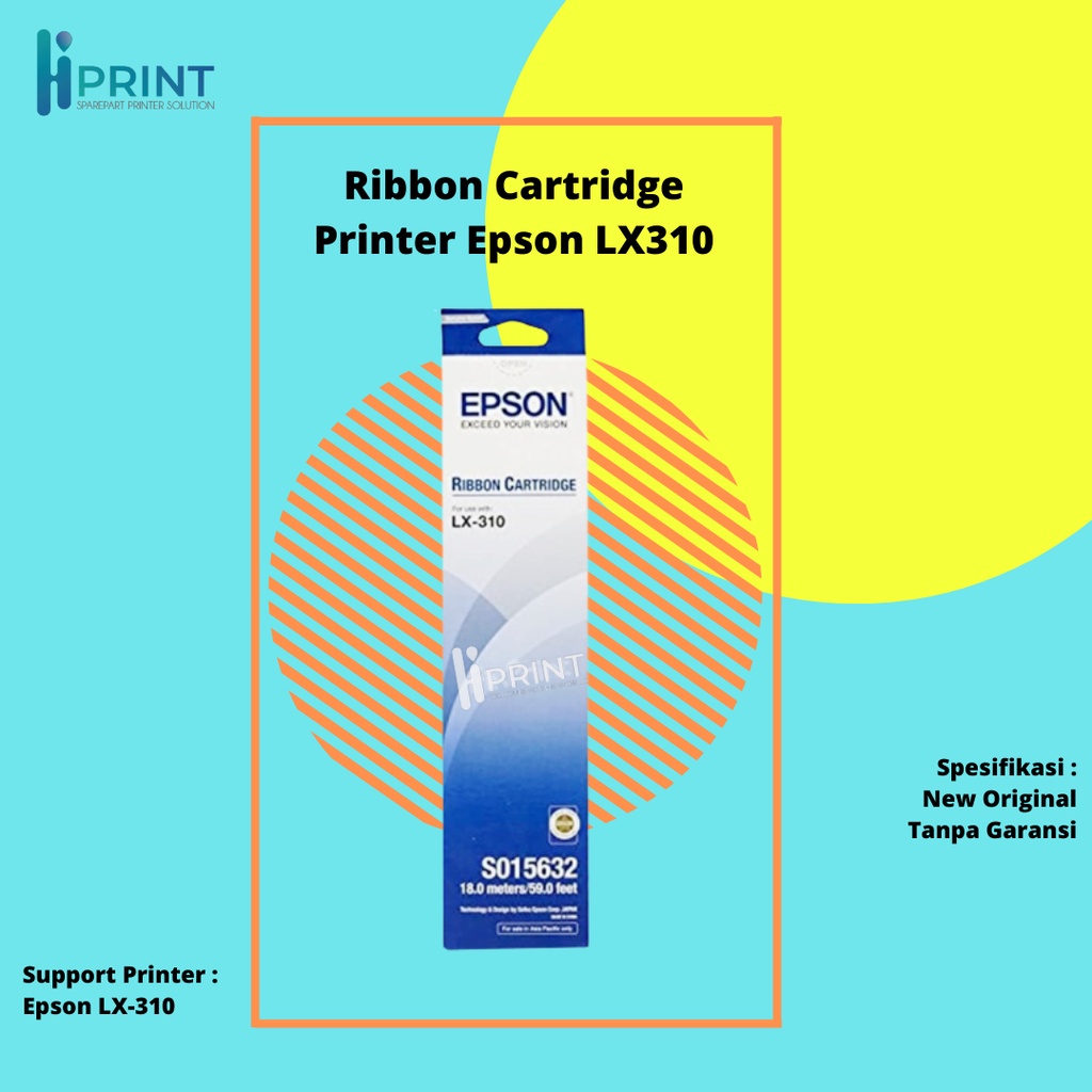 Jual Ribbon Cartridge Printer Epson LX310 LX-310 New Original | Shopee ...