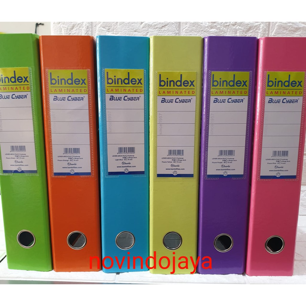 Jual Ordner Folio Bindex Lami 718 - Ordner Bambi Warna Murah - BEST ...