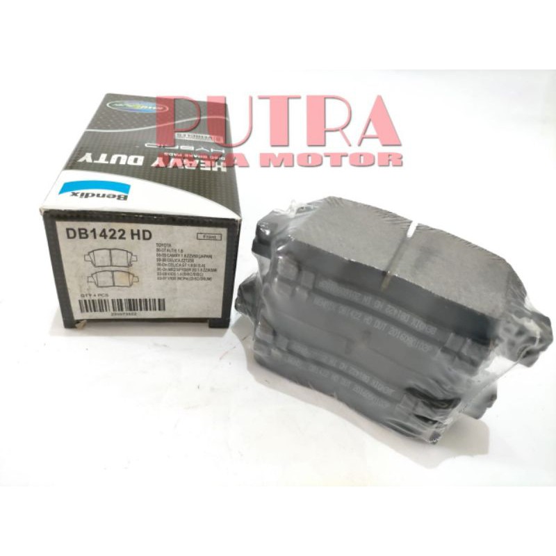 Jual BRAKE PAD KAMPAS REM DEPAN VIOS LIMO 2004-2007 ALTIS BENDIX HD ASLI (DB1422 PP/HD) | Shopee ...
