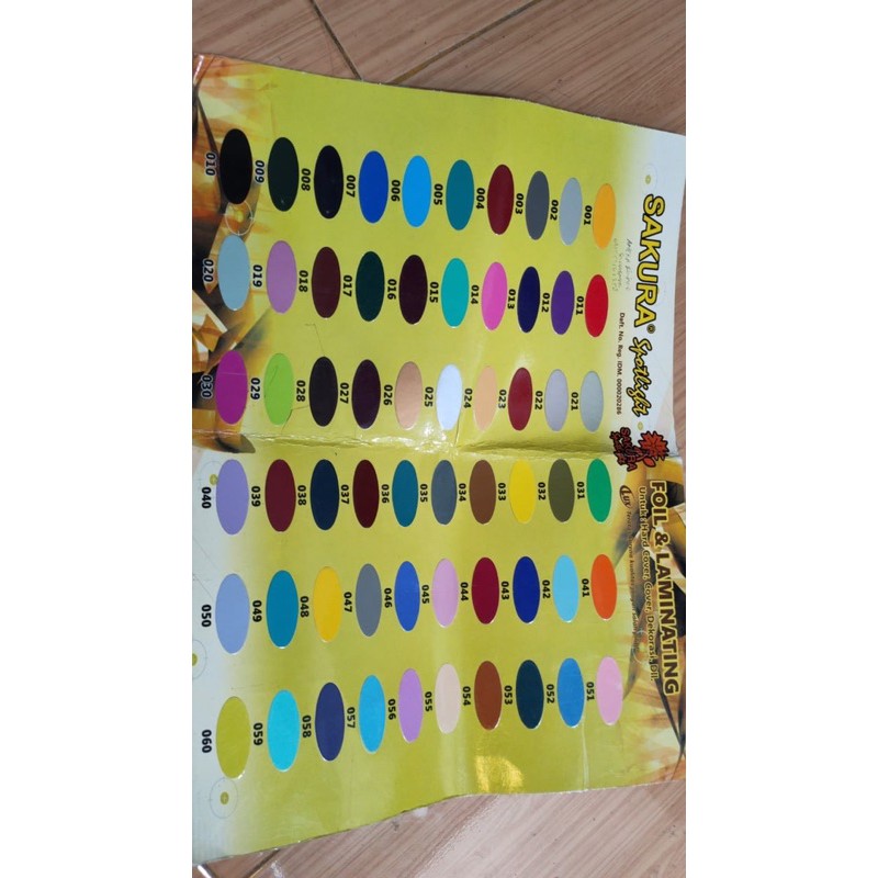Jual KERTAS COVER JILID FOIL SAKURA / KERTAS SAKURA SPOTLIGHT / KERTAS ...