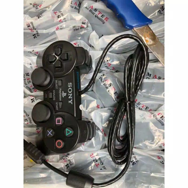 Jual stik ps2 op stick ps2 ori pabrik master hitam | Shopee Indonesia