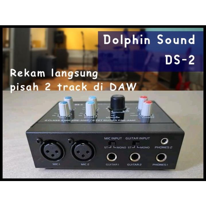 Jual Audio Interface Usb Soundcard Dolphin Sound Ds2 Isk Ds-2 | Shopee ...