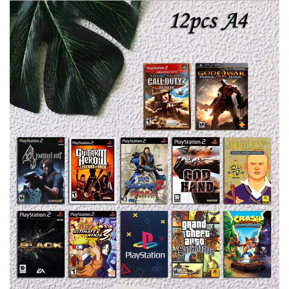 Jual POSTER VINTAGE GAME PLAYSTATION 2/ HIASAN DINDING TRENDY +FREE ...