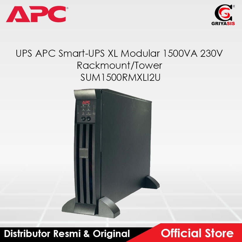 Jual UPS APC Smart-UPS XL 1500VA 230V Rackmount/Tower SUM1500RMXLI2U ...