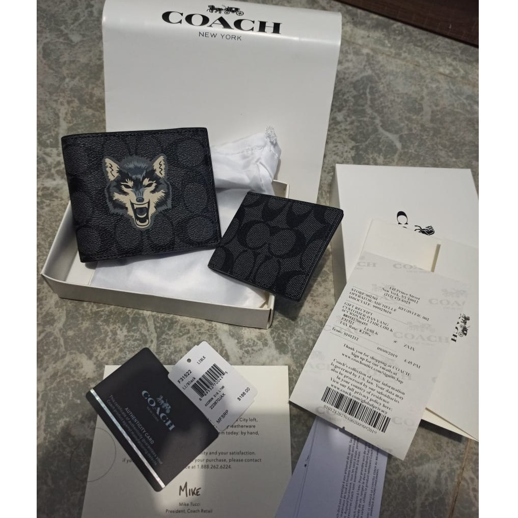 Jual Dompet Coach Wallet Asli ORIGINAL FACTORY OUTLET! Dapat lengkap ...