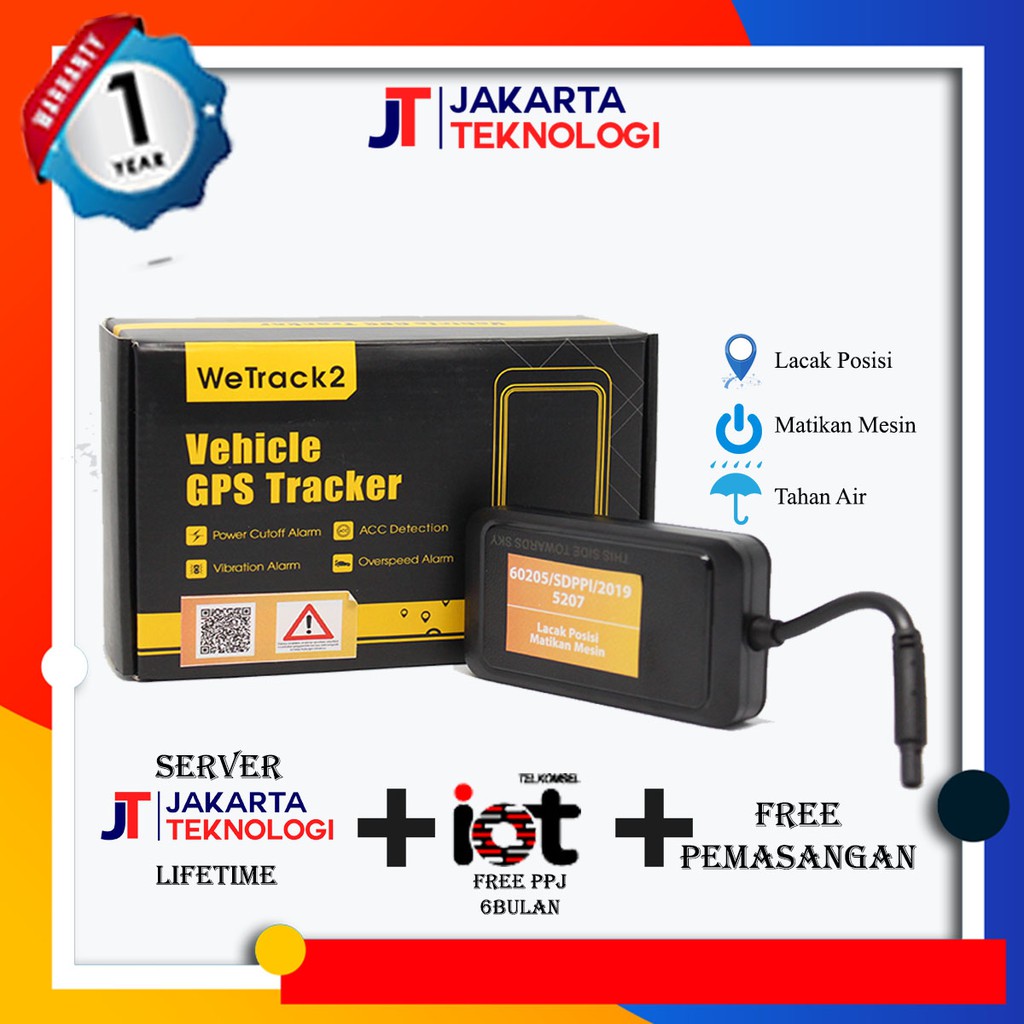 Jual Gps Tracker Concox Wetrack2 Pemasangan Server Life Time Free 6 bulan | Shopee Indonesia