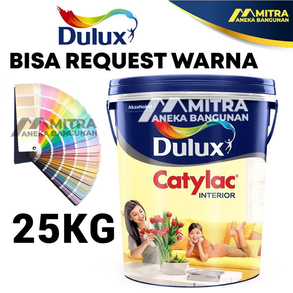 Jual CAT TEMBOK DULUX CATYLAC INTERIOR 25 KG PAIL / BISA REQUEST CUSTOM ...