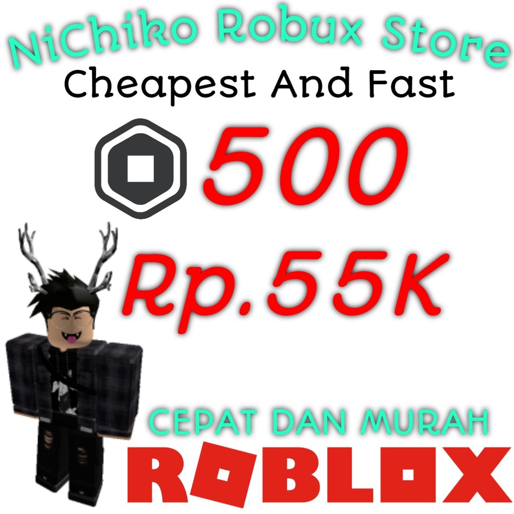 Jual 500 ROBUX MURAH DAN CEPAT + BONUS | Shopee Indonesia